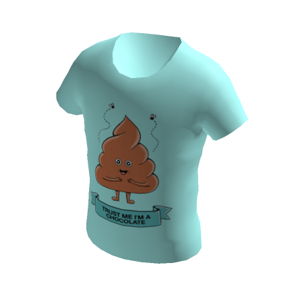 Threadless Chocolate Poop T-Shirt | Roblox Item - Rolimon's