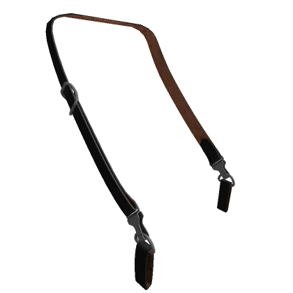 Black Leather & Silver Cross Strap | Roblox Item - Rolimon's