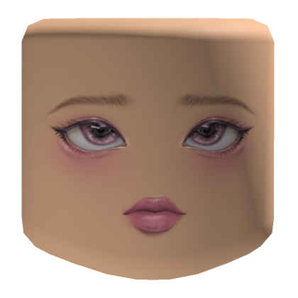 pretty princess cute uwu makeup mask pleading face | Roblox Item - Rolimon's