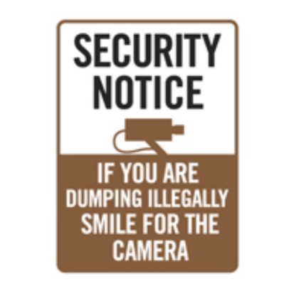 Funny Security Sign