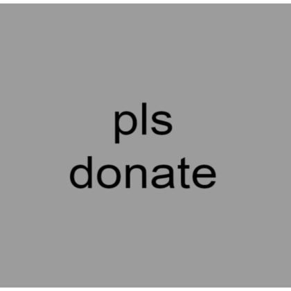 pls donate (profile picture) | Roblox Item - Rolimon's