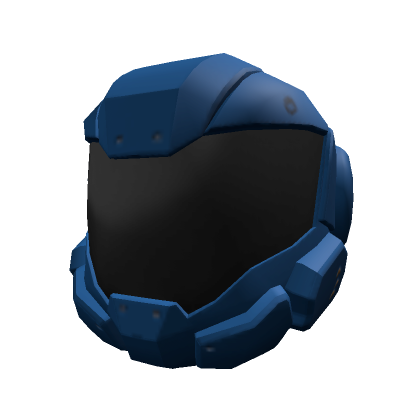 Blue Futuristic military soldier helmet | Roblox Item - Rolimon's