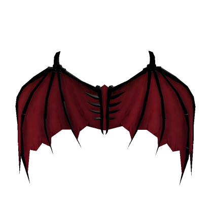 Red and Black Dragon wings | Roblox Item - Rolimon's