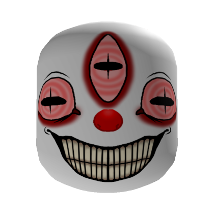 Weirdcore alien clown facemask in red | Roblox Item - Rolimon's