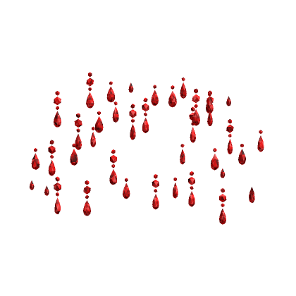 Dripping Blood Red Crystals Confetti | Roblox Item - Rolimon's