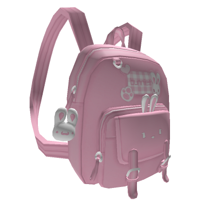 Kawaii Pink Decora Bunny Backpack /w Charm 𐐪3.0𐑂 | Roblox Item - Rolimon's