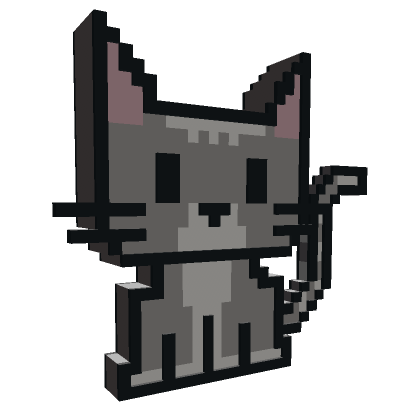 Roblox Item Sale 6140409 | 8-Bit Tabby Cat - Rolimon's