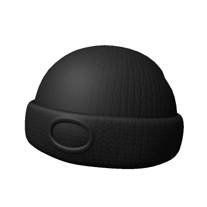 Black Rolled Up Shiesty Ski Mask Beanie | Roblox Item - Rolimon's