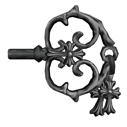 Silver Chrome Wind Up Key - Roblox