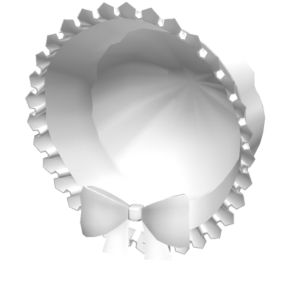 white baby bonnet | Roblox Item - Rolimon's