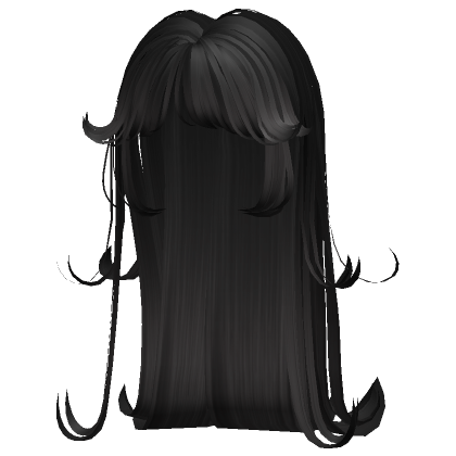 black wispy layered fairy hime bangs | Roblox Item - Rolimon's