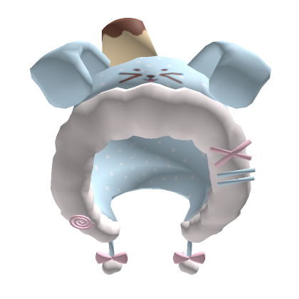 Blue cute flan pudding dog hood | Roblox Item - Rolimon's