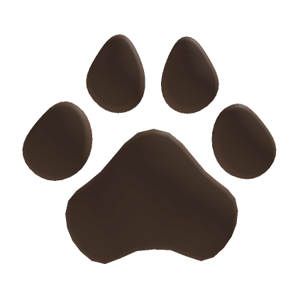Brown Paw Face Sticker | Roblox Item - Rolimon's