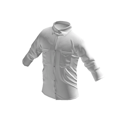 White Shirt w/ Rolled Up Sleeves | Roblox Item - Rolimon's
