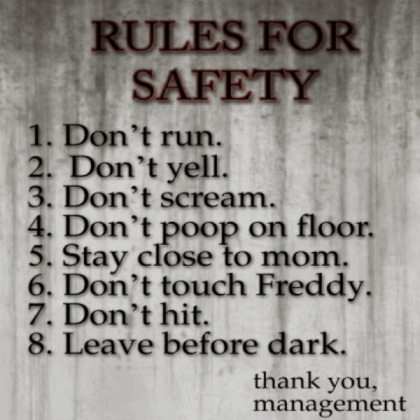 Fnaf Rules