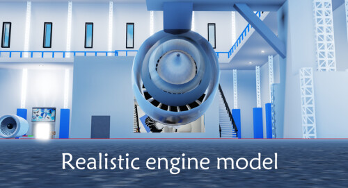 General Electric Jet-Motortestanlage - Roblox