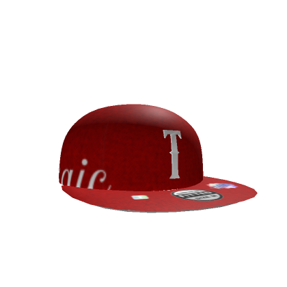 Side Throw Fitted Cap (Red) | Roblox Item - Rolimon's