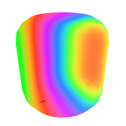 Rainbow Inverted Neon Head | Roblox Item - Rolimon's