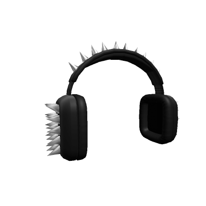 Black Spiked Headphones | Roblox Item - Rolimon's