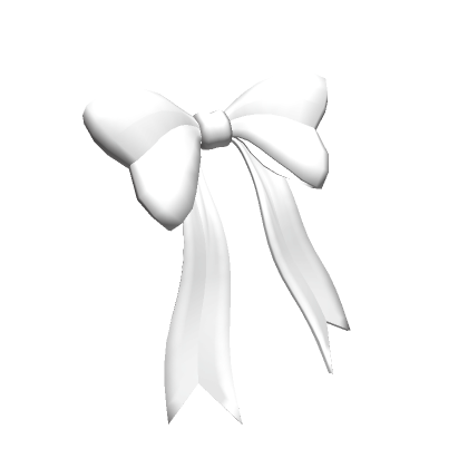 Simple White Bow | Roblox Item - Rolimon's