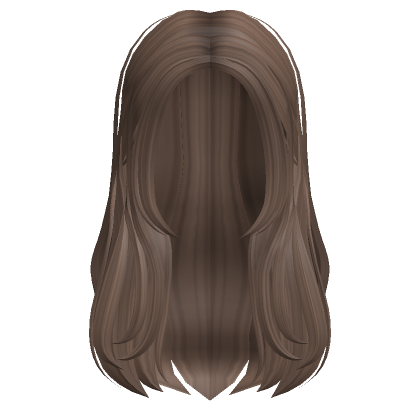 Cabello liso suave y fluido (marrón) - Roblox
