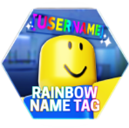 Rainbow Nametag - Roblox
