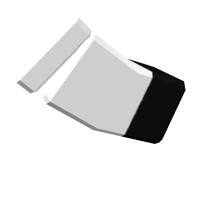 Ekstra Sağ el (hareketli / Blocky) [beyaz] - Roblox