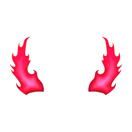 Glowing Red Fantasy Flames Horns | Roblox Item - Rolimon's