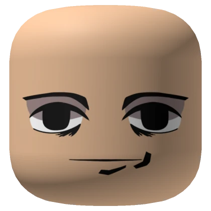 Realistic Deadpan Stare Face [White] | Roblox Item - Rolimon's