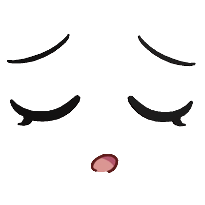😴 Cute Sleeping Face (3D) 😴 | Roblox Item - Rolimon's