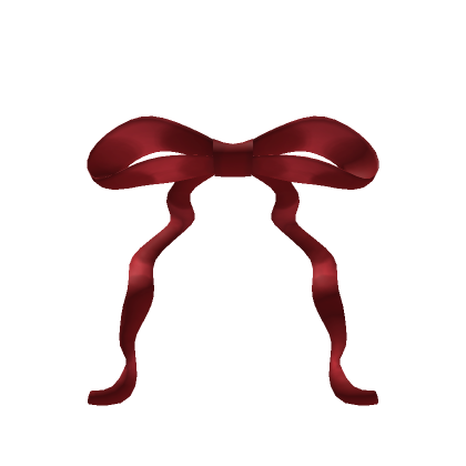 (High) Fluttering Red Night Ribbon | Roblox Item - Rolimon's