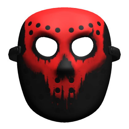 Red Ghost Hockey Mask Skulled | Roblox Item - Rolimon's