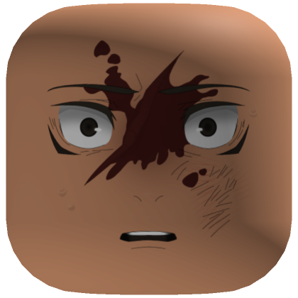 Yuji Itadori 2D Face Mask (SHOCKED) Tone 2 | Roblox Item - Rolimon's