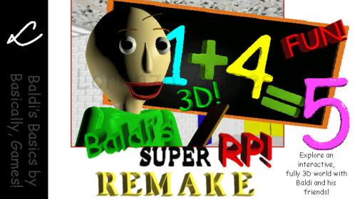 Baldi's SUPER RP REMAKE! (한국어로) - Roblox