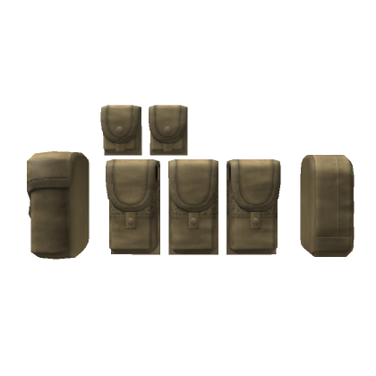 Tan Infantry Pouches | Roblox Item - Rolimon's