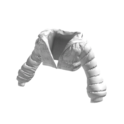 White Crop Puffer Jacket | Roblox Item - Rolimon's