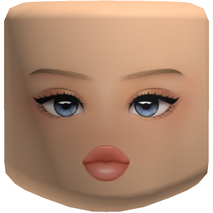 Cute Girl Face Light Skin | Roblox Item - Rolimon's
