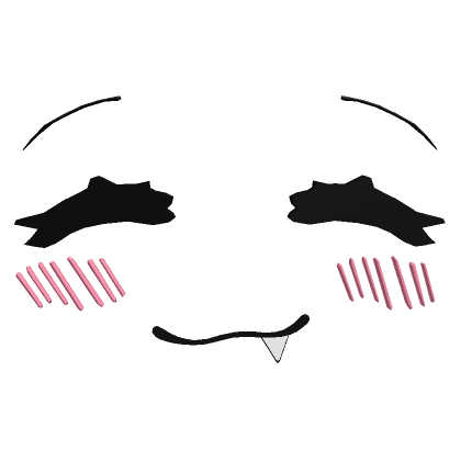 😆 Snaggle Tooth Blush Face (3D) 😆 | Roblox Item - Rolimon's