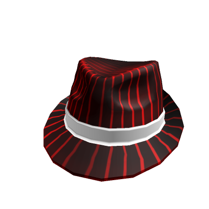 Red Strained Fedora | Roblox Item - Rolimon's