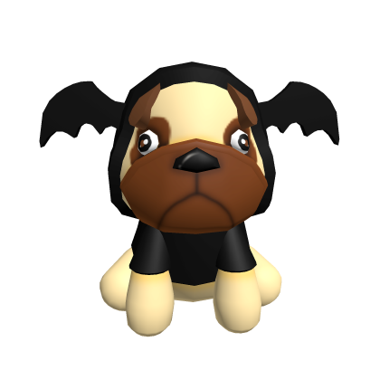 Halloween pug with bat hoodie | Roblox Item - Rolimon's