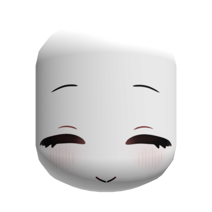 Sweet Closed Eyes Smile (White) | Roblox Item - Rolimon's