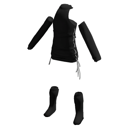 Super Cute Winter Outfit - Black | Roblox Item - Rolimon's