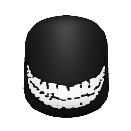 Menacing Smiley Mask Black | Roblox Item - Rolimon's