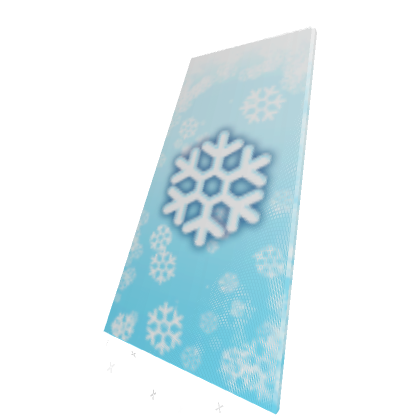 Animated Cape: Snowflake | Roblox Item - Rolimon's