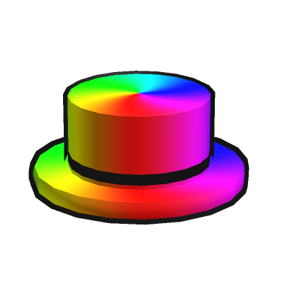 Rainbow Top Hat | Roblox Item - Rolimon's