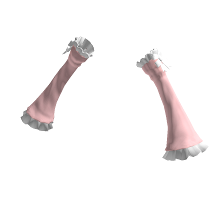 Pink Ruffle Sleeves | Roblox Item - Rolimon's