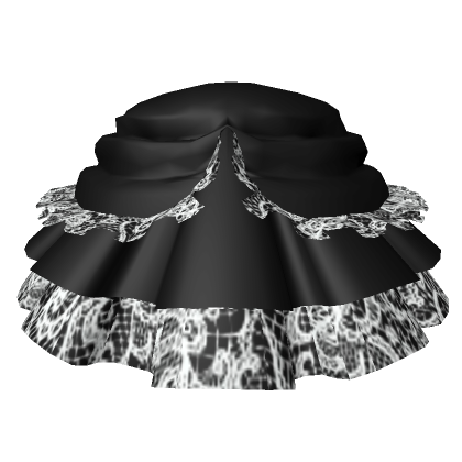 Black Laced Elegant Skirt | Roblox Item - Rolimon's