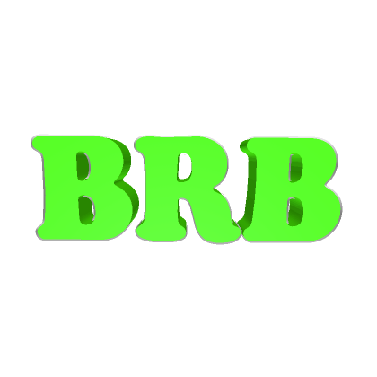 BRB (Be Right Back) | Roblox Item - Rolimon's