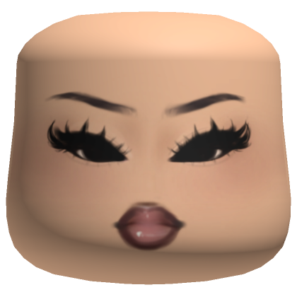 Ombre Mink Lashes Cheeks Head Light Skin Tone | Roblox Item - Rolimon's