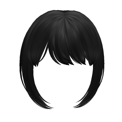 Tidy Bangs(Black) | Roblox Item - Rolimon's
